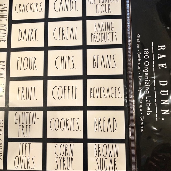 Rae Dunn | Other | Rae Dunn Organizing Labels New In Package | Poshmark